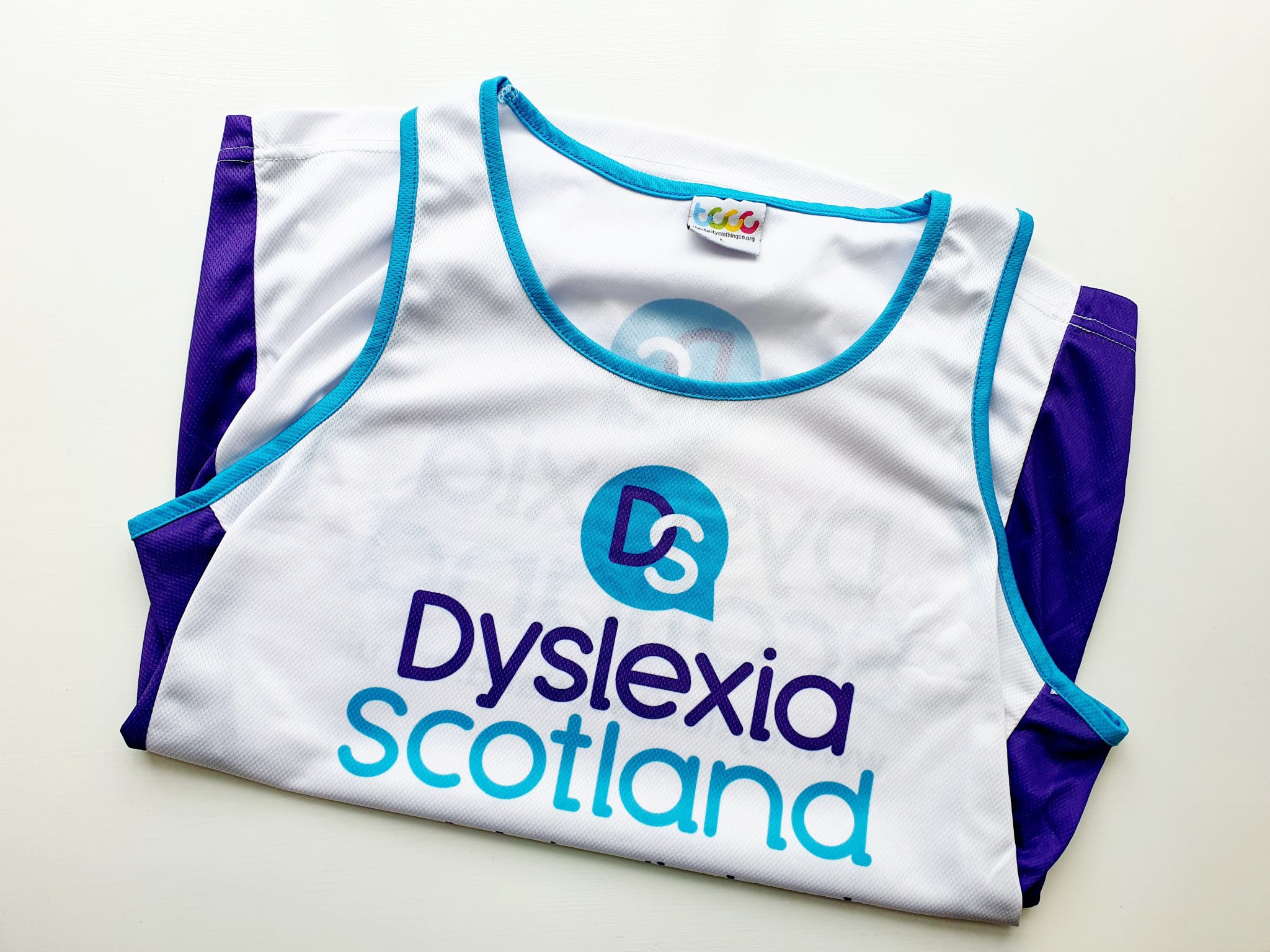 Dyslexia Scotland running vest | Dyslexia Scotland - Dyslexia Scotland