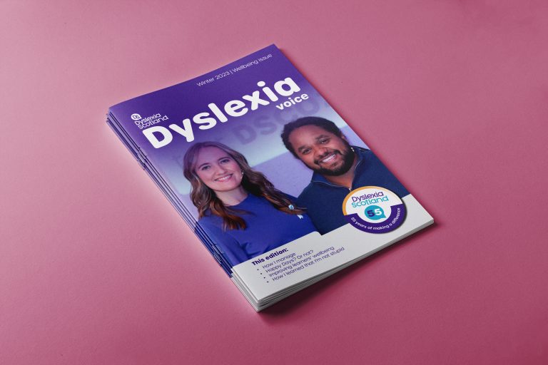 Dyslexia Voice | Wellbeing issue (PDF) | Dyslexia Scotland - Dyslexia Scotland